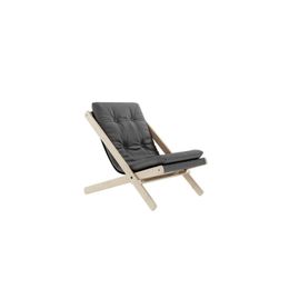 Karup Design Loungesessel Boogie OUT (1-St), Sitzauflage: schnelltrocknend, wasserabweisend, beige|grau