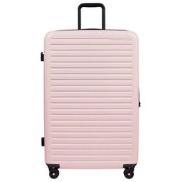 Samsonite Koffer STACKD 81, 4 Rollen, Reisekoffer Hartschalenkoffer Koffer für Flugreisen TSA-Zahlenschloss, rosa
