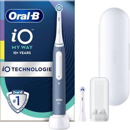 Oral-B Elektrische Zahnbürste iO My Way, Aufsteckbürsten: 2 St., iO Technologie, blau