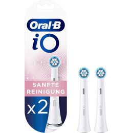 Oral-B Aufsteckbürsten iO Sanfte Reinigung, iO Technologie, weiß