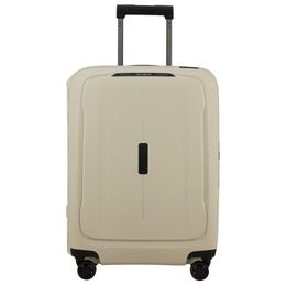 Samsonite Koffer ESSENS 55, 4 Rollen, Reisekoffer Hartschalenkoffer Koffer für Flugreisen TSA-Zahlenschloss, beige