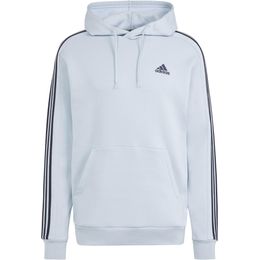 Adidas Hoodie, Logo-Stickerei, Kapuze, für Herren, blau, M