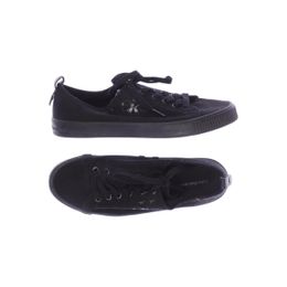 Calvin Klein Jeans Damen Sneakers, schwarz