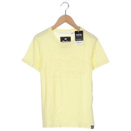 Superdry Damen T-Shirt, gelb, Gr. 38