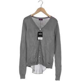 Buffalo David Bitton Damen Strickjacke, grau, Gr. 32