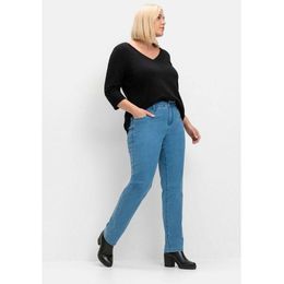 sheego Stretch-Jeans Große Größen im 5-Pocket-Stil, blau