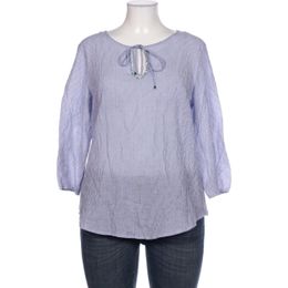 Peter Hahn Damen Bluse, blau, Gr. 42