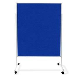 OFFICE MARSHAL Moderationstafel mit Rollen Doppelseitig 150 x 120 cm Filz