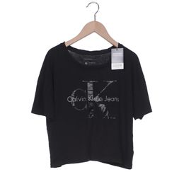 Calvin Klein Jeans Damen T-Shirt, schwarz