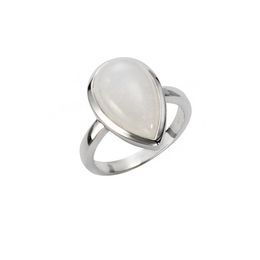 JAMELLI Ring 925/- Sterling Silber Mondstein irisierend Glänzend 7,45ct. (Größe: 054 (17,2))