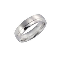 Zeeme Stainless Steel Ring Edelstahl Matt/Glanz (Größe: 064 (20,4))