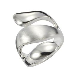F Ring 925/- Sterling Silber Matt/Glanz (Größe: 054 (17,2))