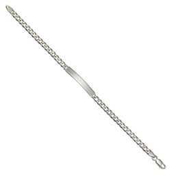 F Armband 925/- Sterling Silber 19/20/21cm Glänzend (Größe: 20cm)