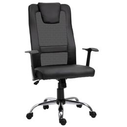 Vinsetto Bürostuhl ergonomisch (Farbe: schwarz)