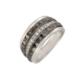 Celesta Silber Ring 925/- Sterling Silber Zirkonia weiß Glänzend (Größe: 056 (17,8))