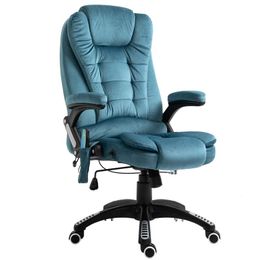 Vinsetto Bürostuhl mit Massage- und Wärmefunktion (Farbe: blau)