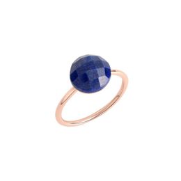 JAMELLI Ring 925/- Sterling Silber Lapislazuli blau Glänzend 2,80ct. (Größe: 058 (18,5))