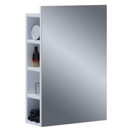 Vcm Badspiegel Wandspiegel Hängespiegel Spiegelschrank Badezimmer Flandu L (Farbe: Weiß)