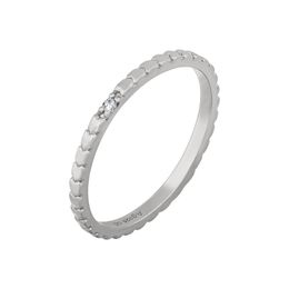 CAI Ring 925/- Sterling Silber Zirkonia Glänzend (Größe: 054 (17,2))