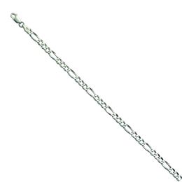 F Armband 925/- Sterling Silber 19/21cm Diamantiert (Größe: 21)