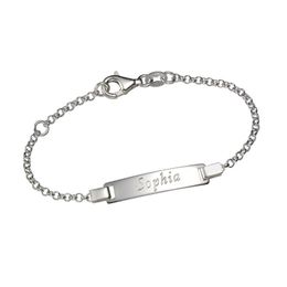 Zeeme for Kids Armband 925/- Sterling Silber 13/15cm Glänzend (Ausführung: MIT Gravur)