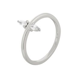 CAI Ring 925/- Sterling Silber Zirkonia Glänzend (Größe: 048 (15,3))