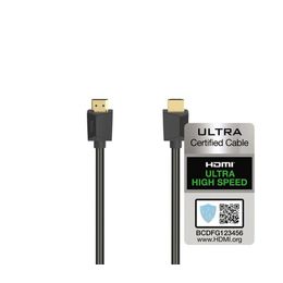 Hama Ultra High Speed HDMI Kabel, zertifiziert, Stecker-Stecker, 8K, 2 m HDMI-Kabel, HDMI, (200 cm), schwarz