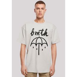 F4NT4STIC T-Shirt BMTH Metal Band Umbrella Premium Qualität, Rock-Musik, Band, grau