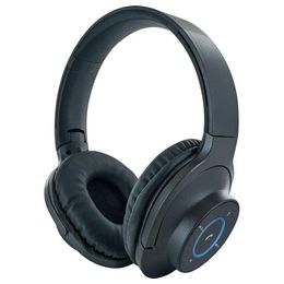 Schwaiger Bluetooth Bügelkopfhörer mit vollwertiger Headset Funktion Over-Ear-Kopfhörer (schwarz)