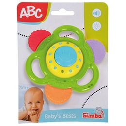 ABC-Dickie-Simba Rassel Baby Babywelt Musikrassel mit 3 Beißstücken 104010010