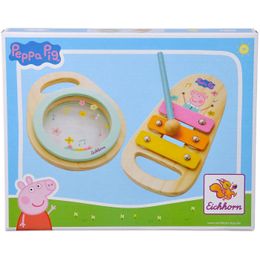 Eichhorn Spielzeug-Musikinstrument Spielzeug Musik Peppa Pig Holz Musikset Handtrommel Xylophon 109265761