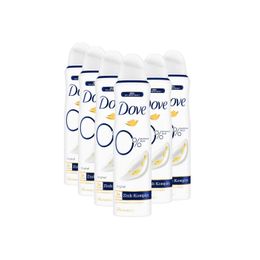 Dove Deo-Set Deodorant-Spray Original Deo mit pflegendem Zink-Komplex 6x 150ml