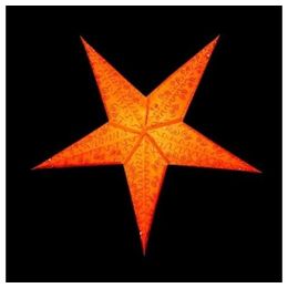 Earth Friendly Starlightz Papierstern Papierstern Starlightz® Leuchtstern „BINDI Orange“ Gr. M (60cm)