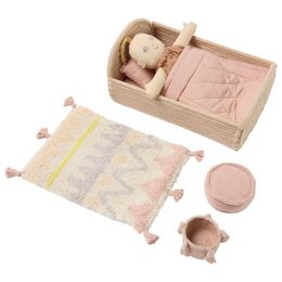 Lorena Canals - Puppenspielset mit Hausverpackung, Ammi, chestnut / vintage nude (6er-Set)