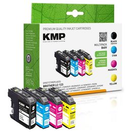 KMP 1 Tinten-Multipack B60V ERSETZT LC-123 BK/C/M/Y Tintenpatrone (4 Farben)