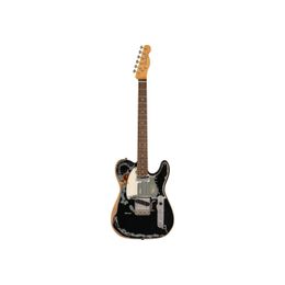 Fender E-Gitarre, Joe Strummer Road Worn Telecaster RW Black