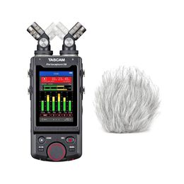 TASCAM Portacapture X8 Audio-Recorder Digitales Aufnahmegerät (mit Windschutz)