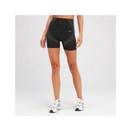 MP Damen TeMPo Ultra Nahtlose Booty-Shorts – Schwarz - M