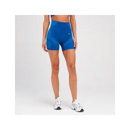 MP Damen TeMPo Ultra Nahtlose Booty-Shorts – Surf-Blau - M