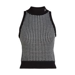 K by KARL LAGERFELD Karl Lagerfeld Stricktop Damen Gr&ouml;&szlig;e M schwarz / wei&szlig;
