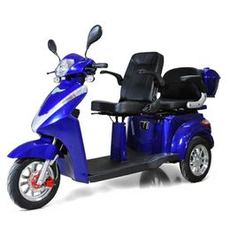 503 Blau, 25 km/ h 1000 Watt/ 20 Ah Elektromobil Zweisitzer