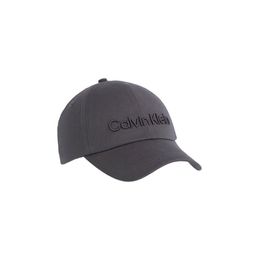Calvin Klein Baseball Cap CALVIN EMBROIDERY BB CAP mit Klemmverschluss, grau
