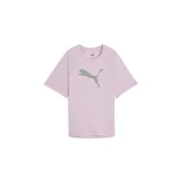 Puma T-Shirt EVOSTRIPE Grafik-T-Shirt Damen, lila