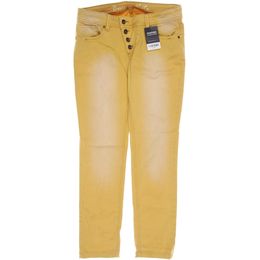 Buena Vista Damen Jeans, gelb, Gr. 38