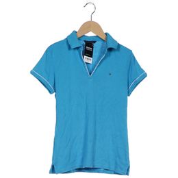 Tommy Hilfiger Damen Poloshirt, blau, Gr. 38