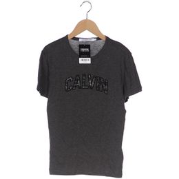 Calvin Klein Jeans Damen T-Shirt, grau, Gr. 36