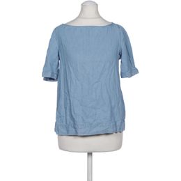 Massimo Dutti Damen Bluse, blau, Gr. 34