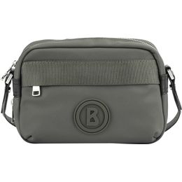 Bogner Umhängetasche, Reißverschluss, Logo-Patch, für Damen, grau