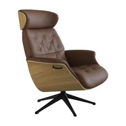 FLEXLUX Relaxsessel Relaxchairs Volden, Relaxsessel,Hohes Komfort,Ergonomische Sizhaltung,Rückenverstellung, braun