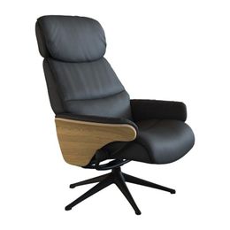 FLEXLUX Relaxsessel Relaxchairs Aarhus, Relaxsessel,Hohes Komfort,Ergonomische Sizhaltung,Rückenverstellung, schwarz